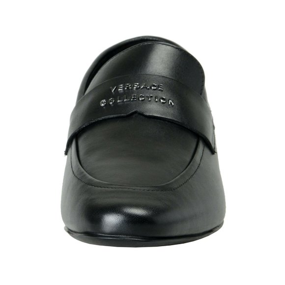 Versace Collection | Shoes | Versace Collection Mens Black Leather ...